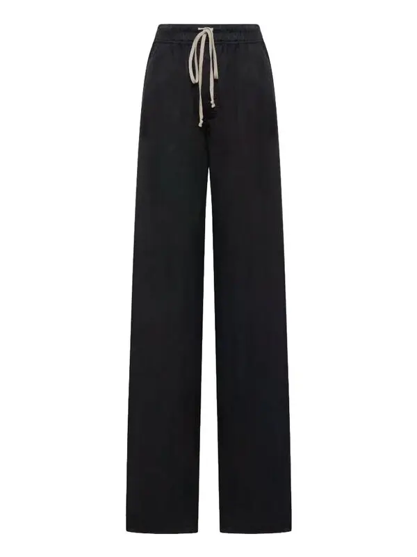 Rick Owens Dietrich Drawstring-waist Track Pants - Black
