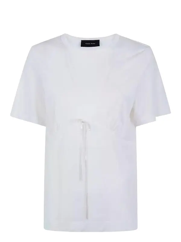 Simone Rocha Drawstring T-shirt - White