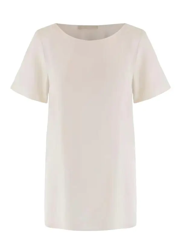 ALLUDE Crew-neck T-shirt - Neutrals