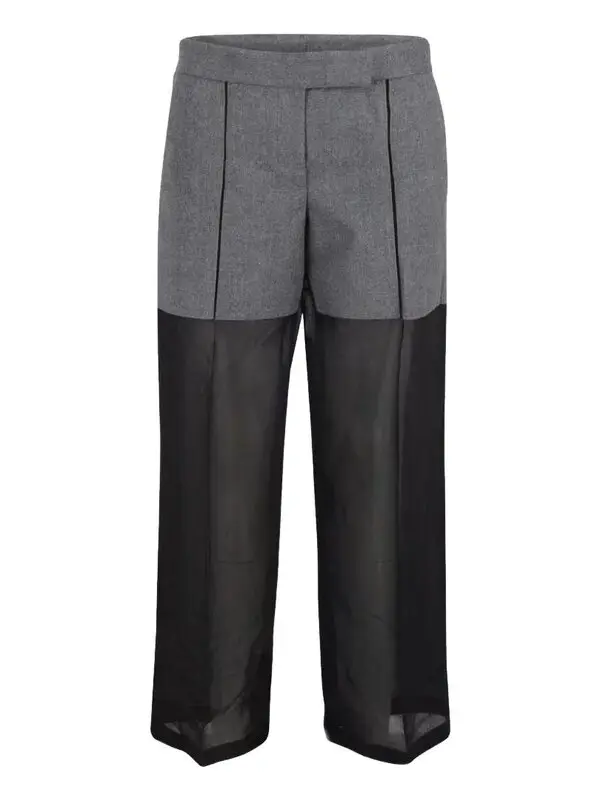 VIKTOR & ROLF VINTAGE Vintage Two-tone Trousers - Grey