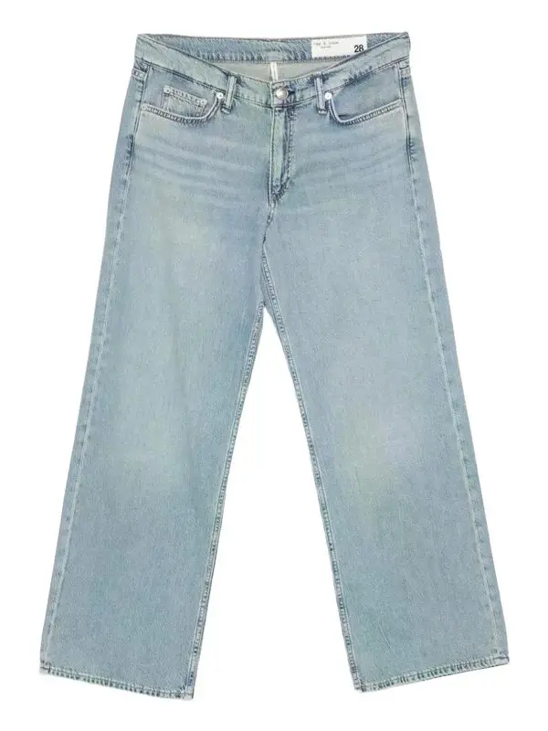 Rag & Bone Saige Straight-leg Jeans - Blue