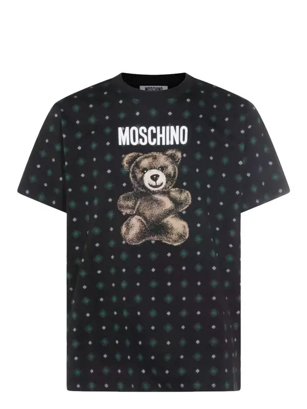 Moschino Bear-print T-shirt - Black