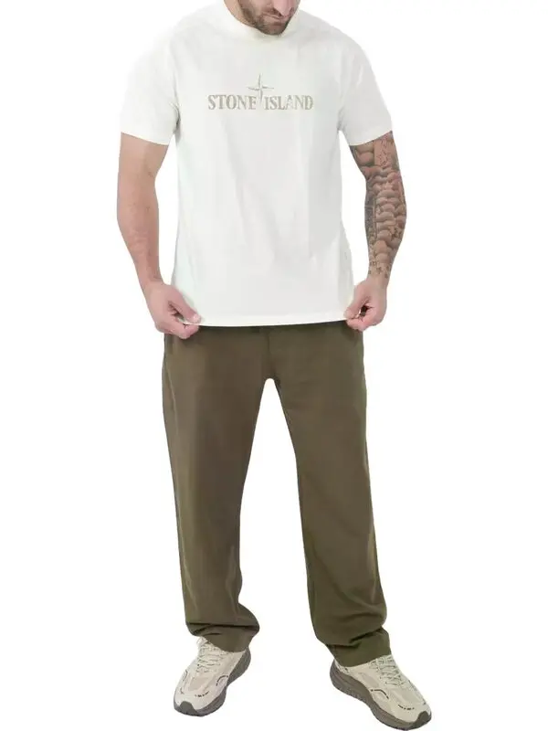 Stone Island Printed T-shirt - Neutrals