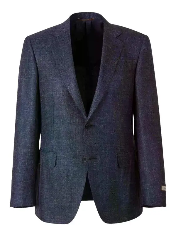 Canali Single-breasted Blazer - Blue