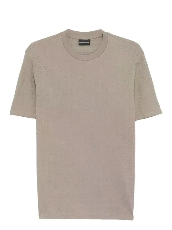 Emporio Armani Textured T-shirt - Grey