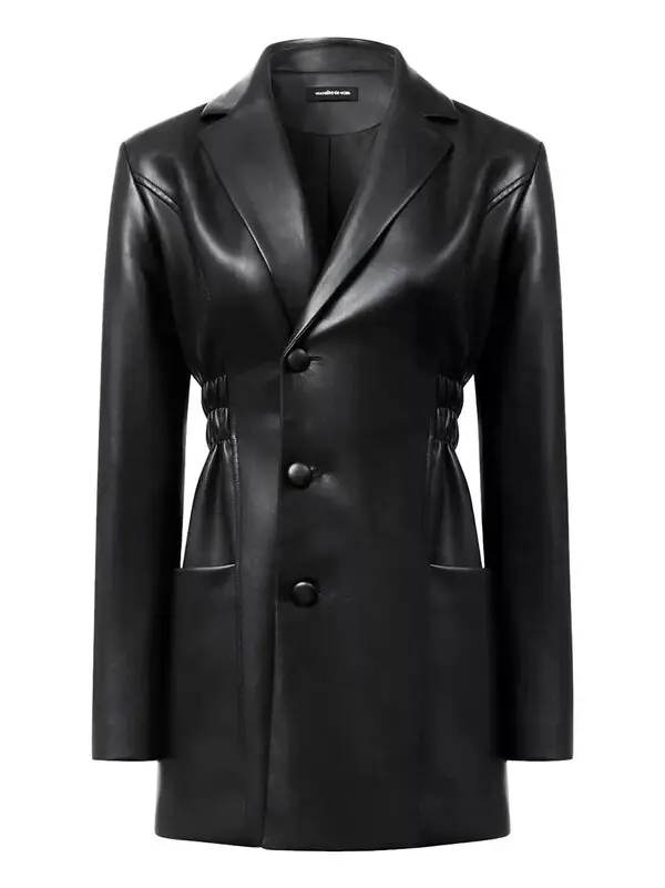 Manière De Voir Double-breasted Blazer Dress - Black