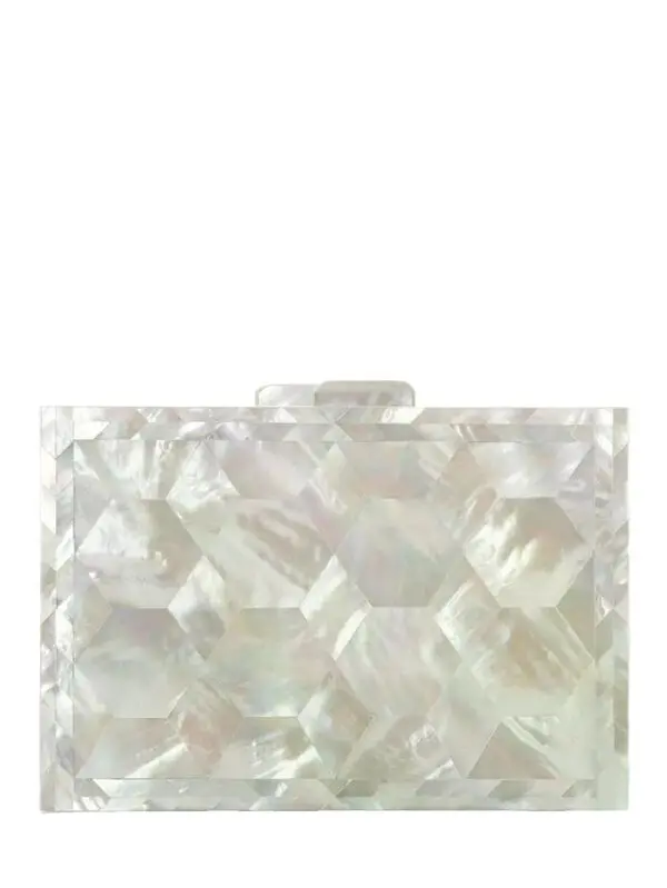 FREYA ROSE Athena Mother Of Pearl Clutch Bag - Neutrals