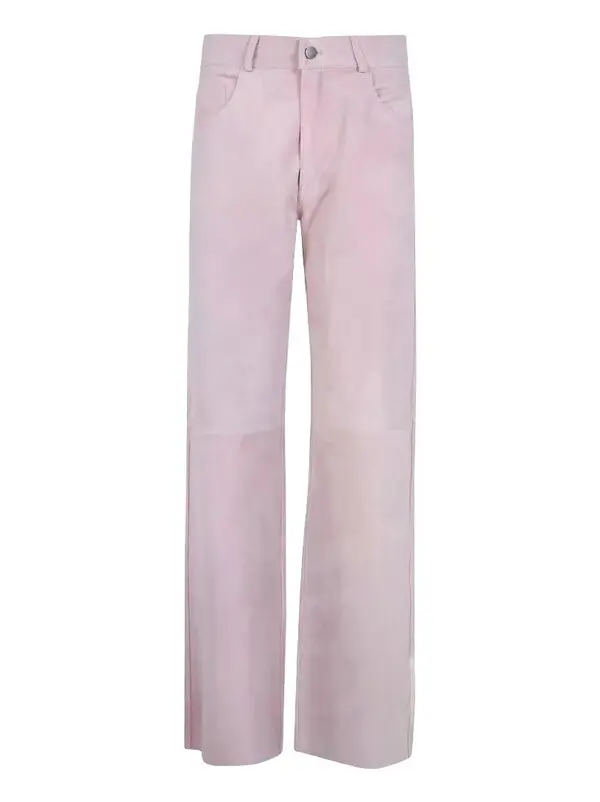 HAIKURE Suede Trousers - Pink