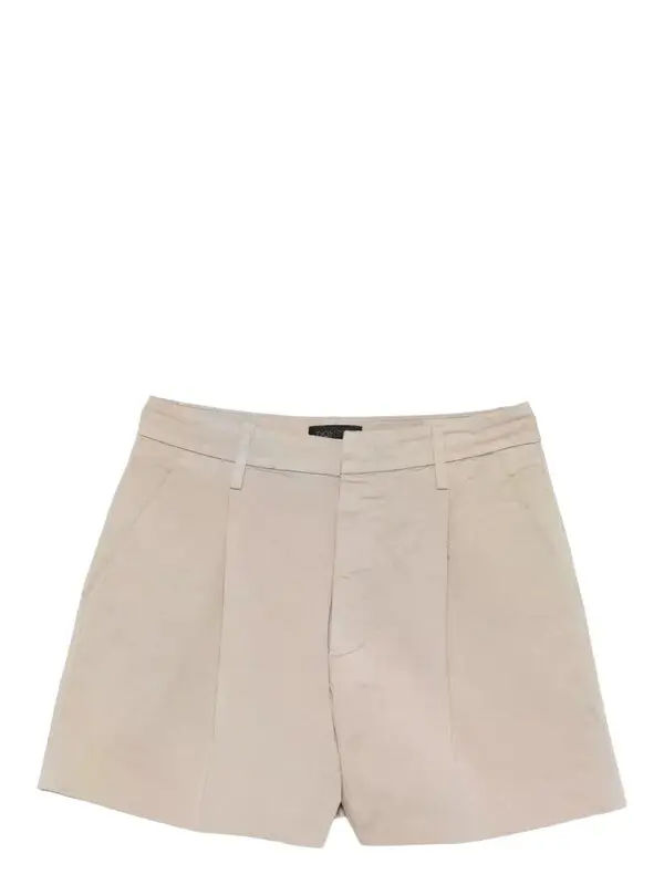 DONDUP Pleated Tailored Shorts - Neutrals