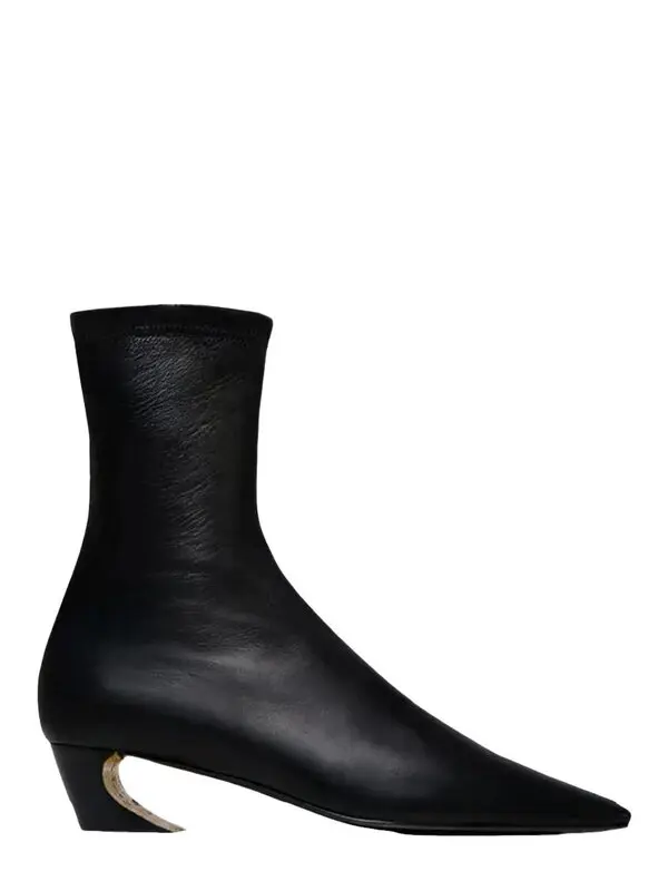 VANDA NOVAK Archiee Ankle Boots - Black