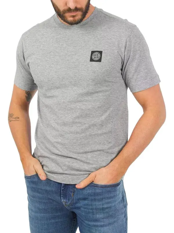 Stone Island Patch T-shirt - Grey