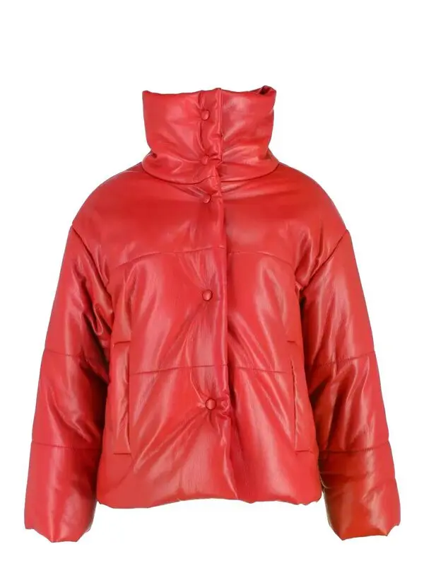 Nanushka Hide Puffer Jacket - Red