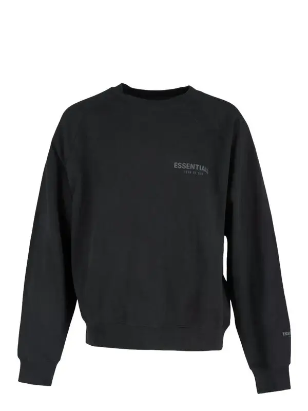 Fear Of God Logo-print Crewneck Sweater - Black