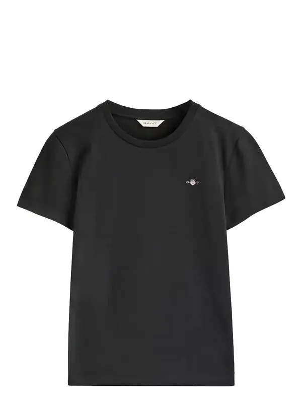 Gant Short-sleeved T-shirt - Black