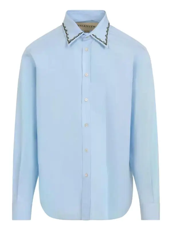 Valentino Garavani Beaded Shirt - Blue