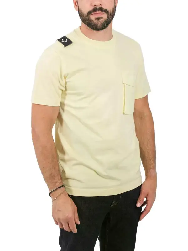 MA.STRUM Pocket T-shirt - Yellow