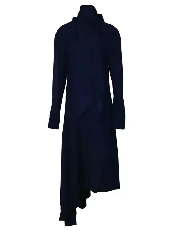 Marni High-neck Asymmetric Dress - Blue