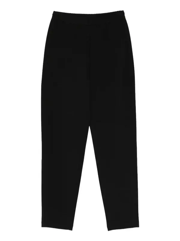 Emporio Armani Tapered Trousers - Black