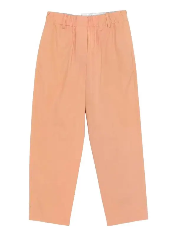 ALYSI Elasticated Straight Trousers - Orange