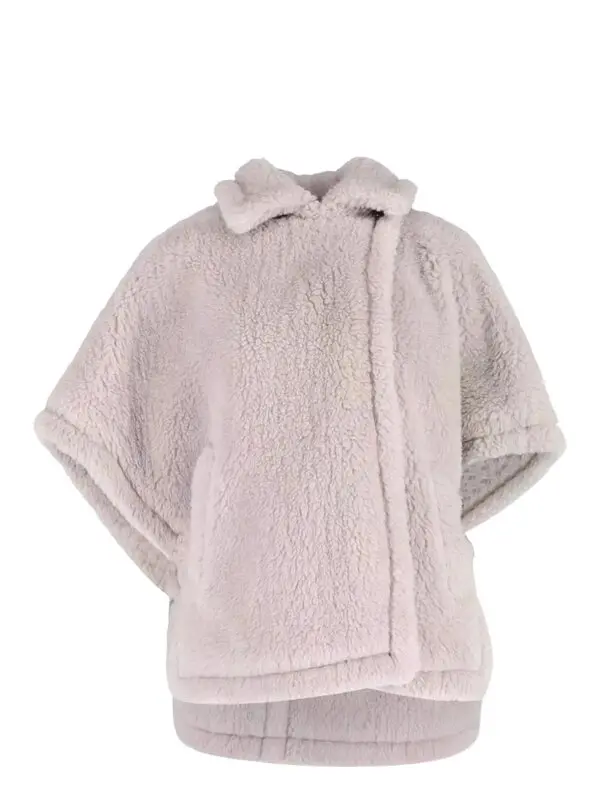 Max Mara Tebe Teddy Cape - Grey