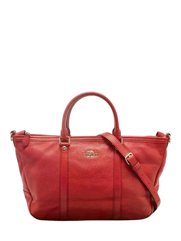 COACH® Leather Tote Bag - Red