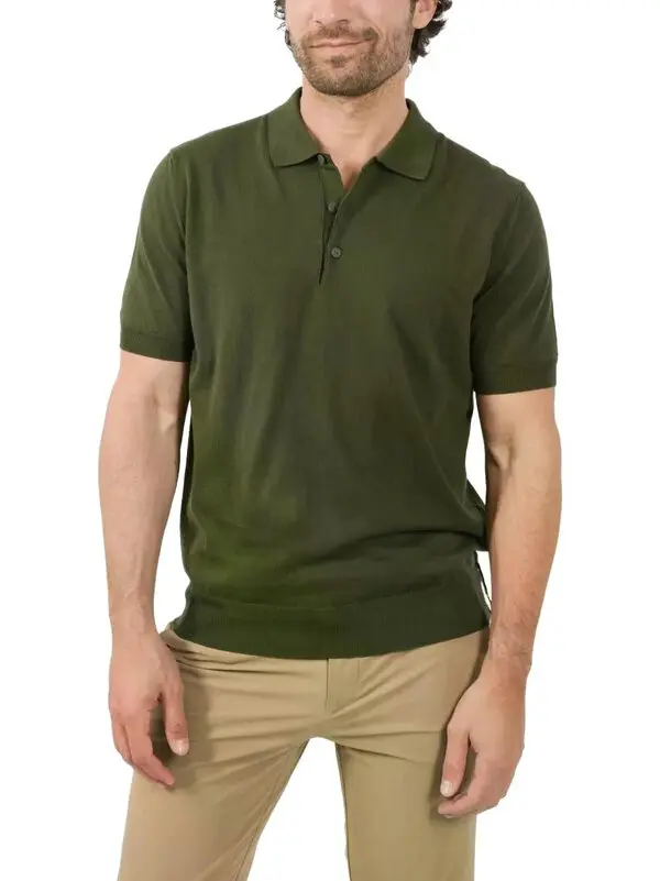 K-WAY Pleyne Buttoned Polo Shirt - Green