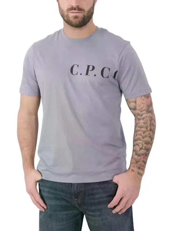 C.P. COMPANY Logo-print T-shirt - Purple