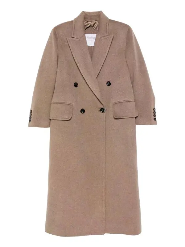 Max Mara Armonia Double-breasted Cashmere Coat - Neutrals