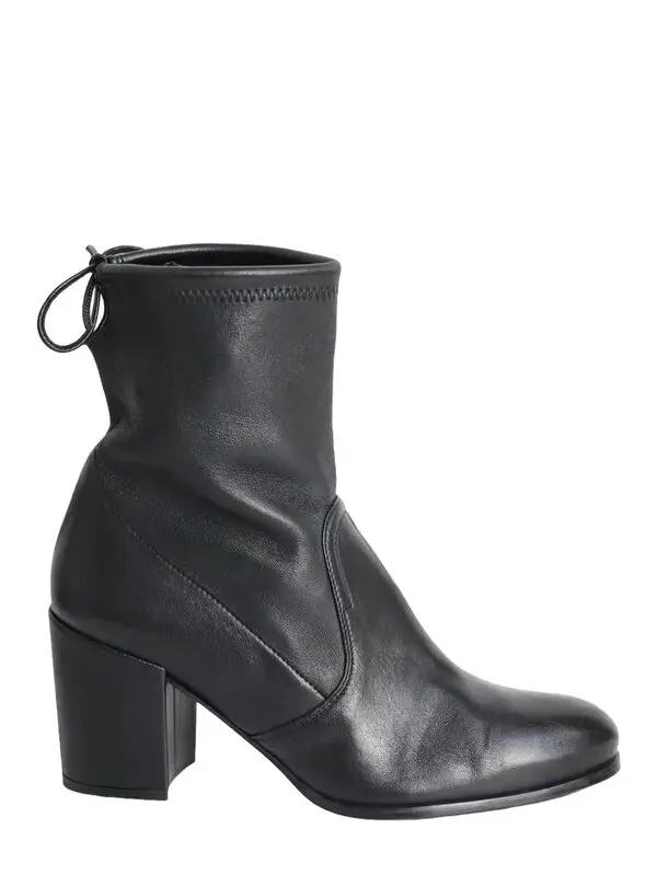STUART WEITZMAN Leather Boots With Tie Fastening - Black
