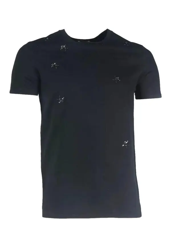 Dior Printed Crew-neck T-shirt - Black
