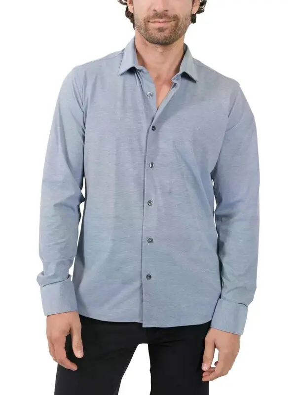 RRD Buttoned Striped Shirt - Blue
