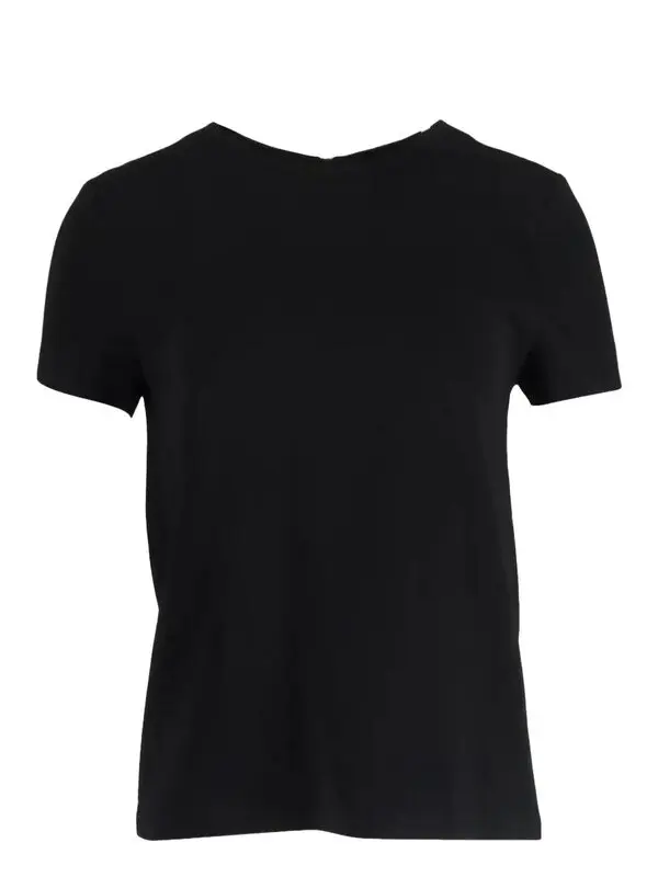 Diane Von Furstenberg Vintage Zipped Short-sleeve T-shirt - Black