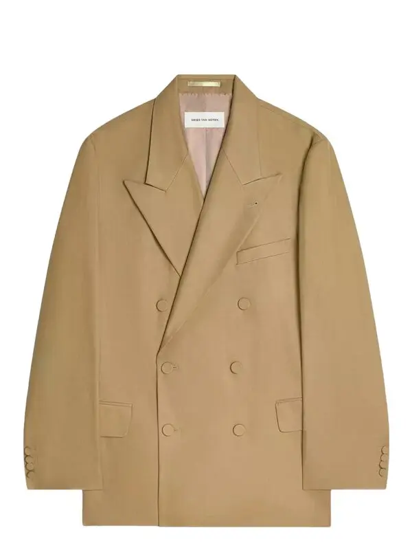 Dries Van Noten Oversized Double-breasted Blazer - Neutrals