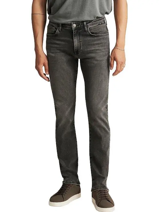 MAVI Jake Slim Fit Jeans - Mid Smoke Supermove