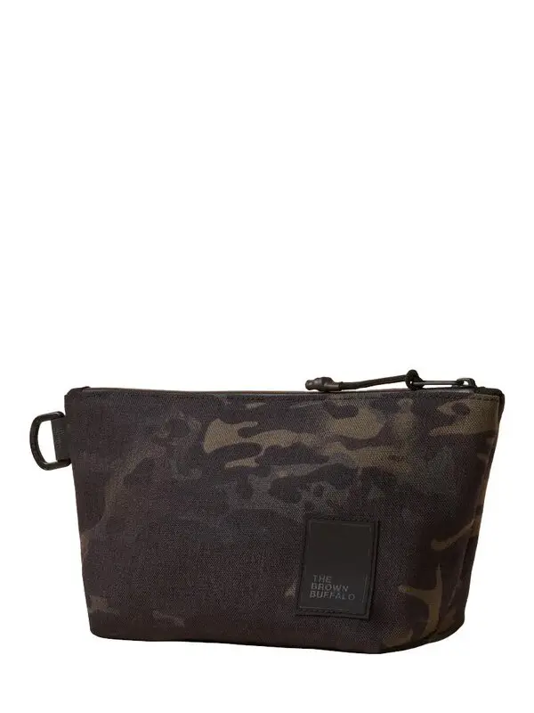 THE BROWN BUFFALO Dopp Kit Bag - Black-multicam
