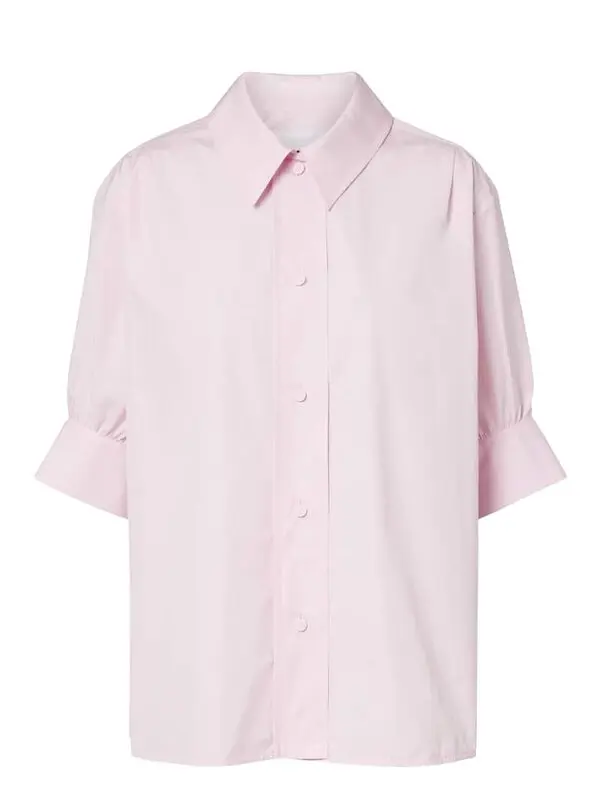 JIL SANDER Cotton Button-front Shirt - Pink