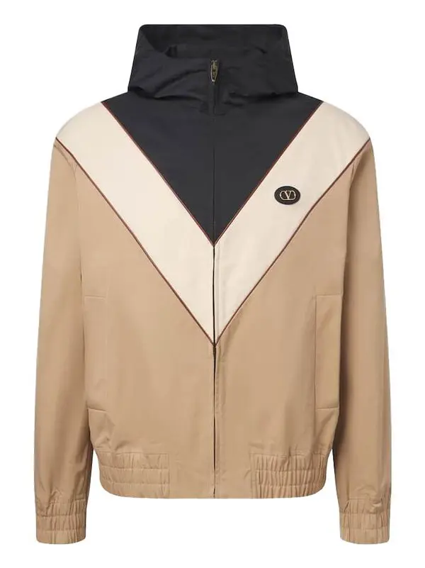 Valentino Garavani Vlogo Striped Jacket - Beige