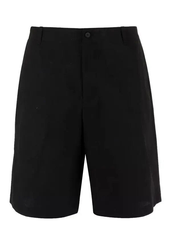 Jacquemus Button Welt-pocket Shorts - Black
