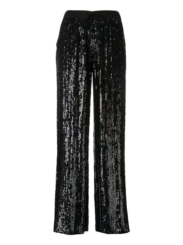 P.a.r.o.s.h Sequin Trousers - Black