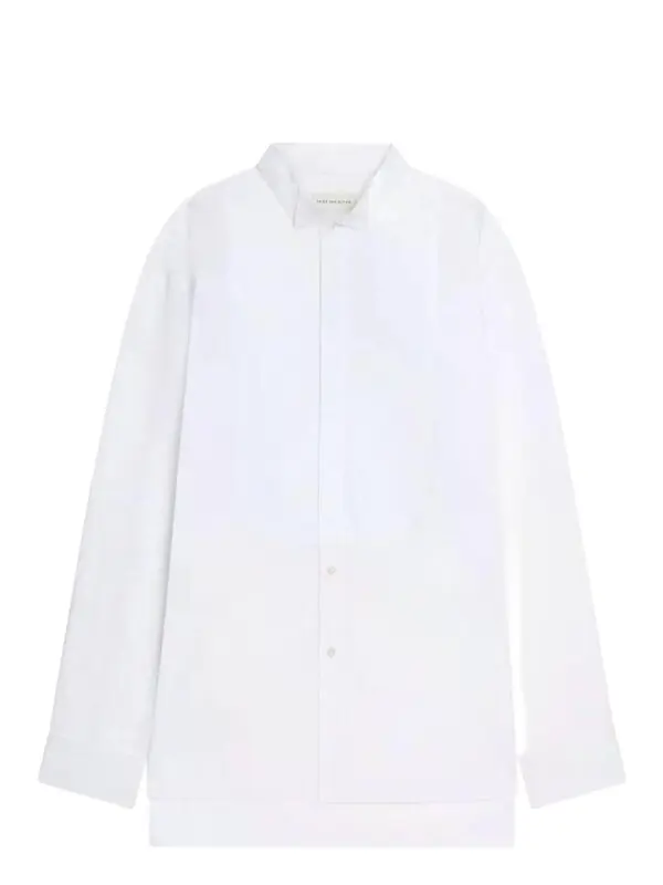 Dries Van Noten Tuxedo Cotton Shirt - White