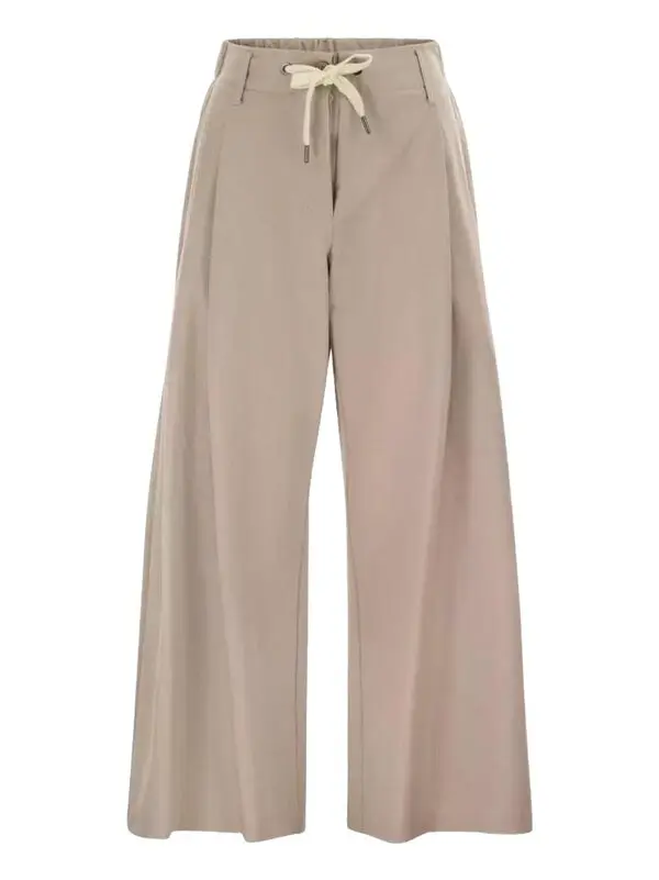 Brunello Cucinelli Drawstring Trousers - Neutrals