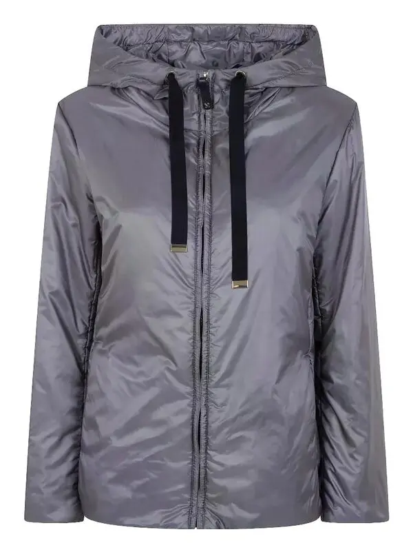 Max Mara Hooded Rain Jacket - Grey