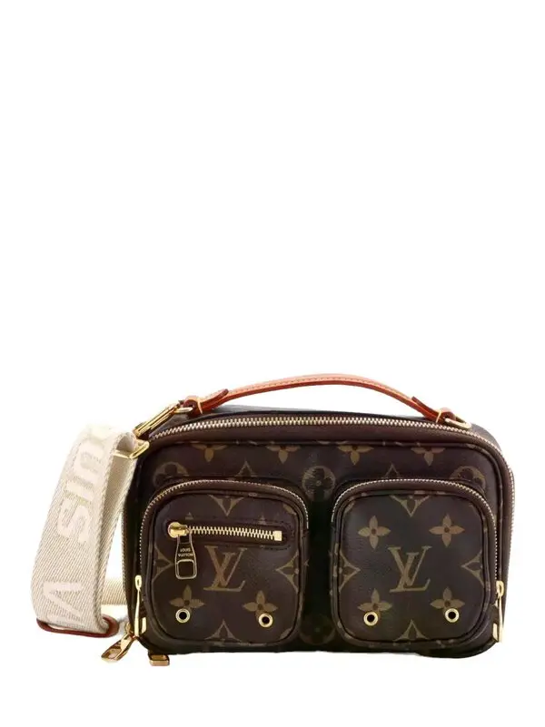 LOUIS VUITTON Utility Monogram Canvas Crossbody Bag - Brown