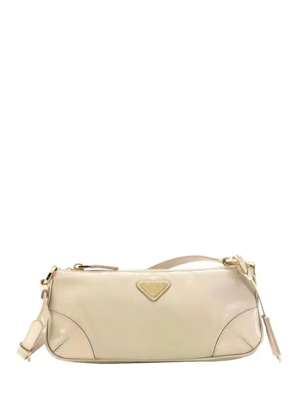 Prada Re-edition 2002 Re-nylon And Leather Shoulder Bag - Neutrals
