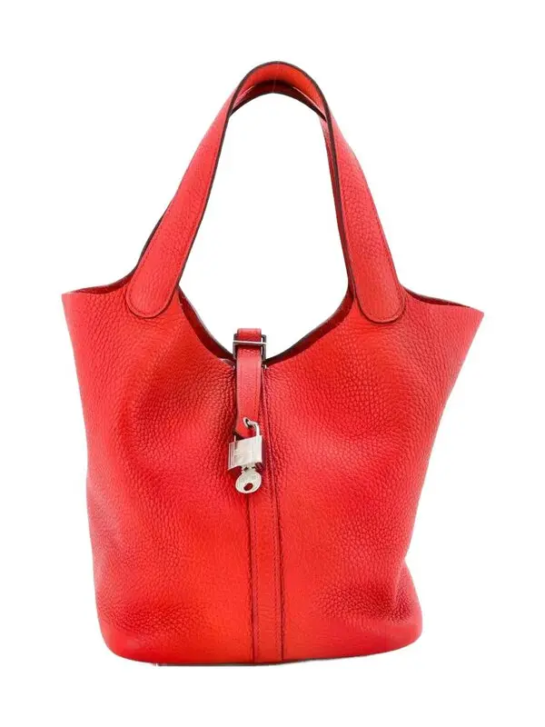 Hermès Picotin Lock Mm Bucket Bag - Red