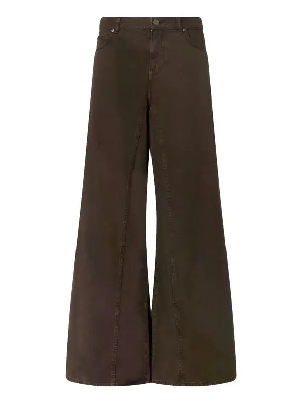 Pinko Wide-leg Jeans - Brown