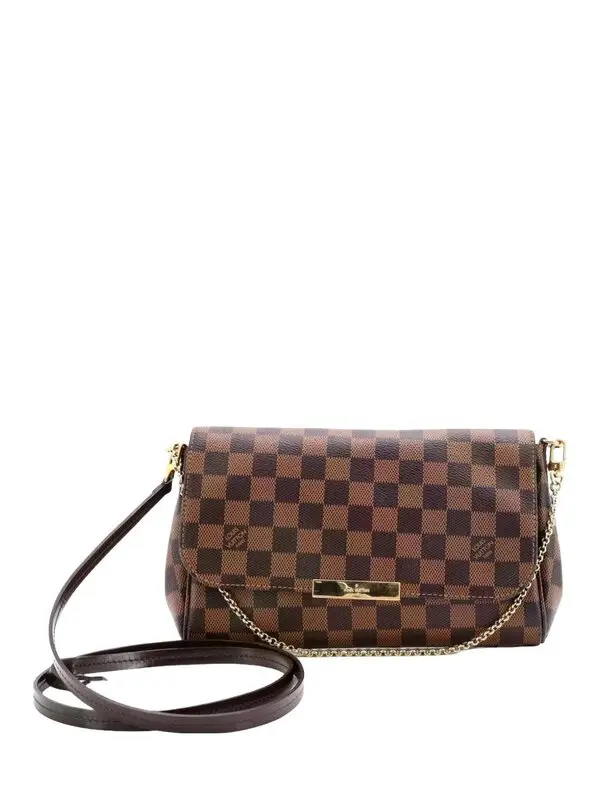 LOUIS VUITTON Favorite Handbag Damier Mm - Brown
