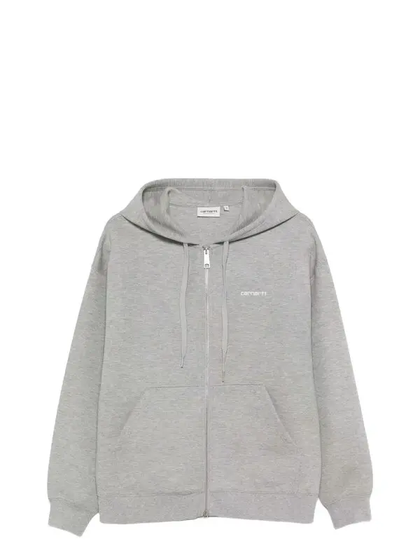 Carhartt Work In Progress Drawstring Zip Sweatshirt - Grey