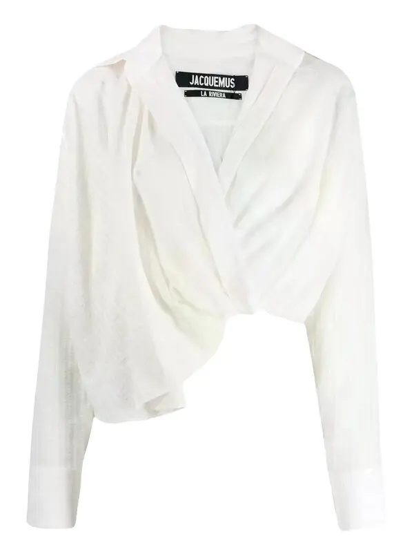 Jacquemus Bahia Knot Shirt - White