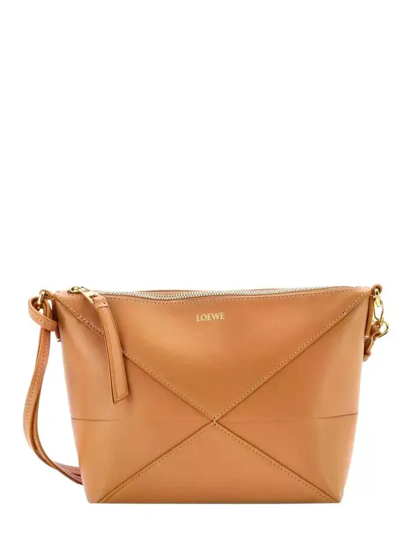 Loewe Puzzle Fold Pouch Shoulder Bag - Brown